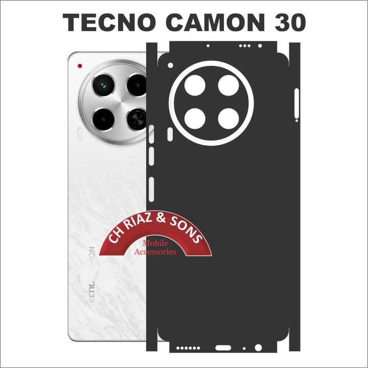TECNO CAMON 30 FULL BACK 360 premium Protection Skin Wrap full cover Premium Quality | Daraz.pk