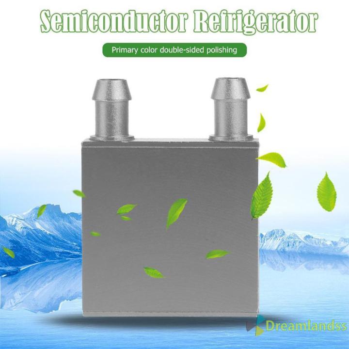 DR Aluminum Alloy Liquid-Water Cooling Block for Computer CPU Silver ...