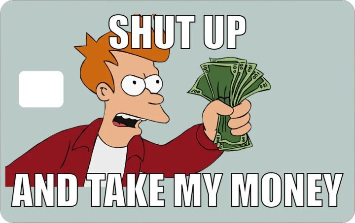 Customized Meme Edition card skin sticker with pvc holder | Daraz.pk