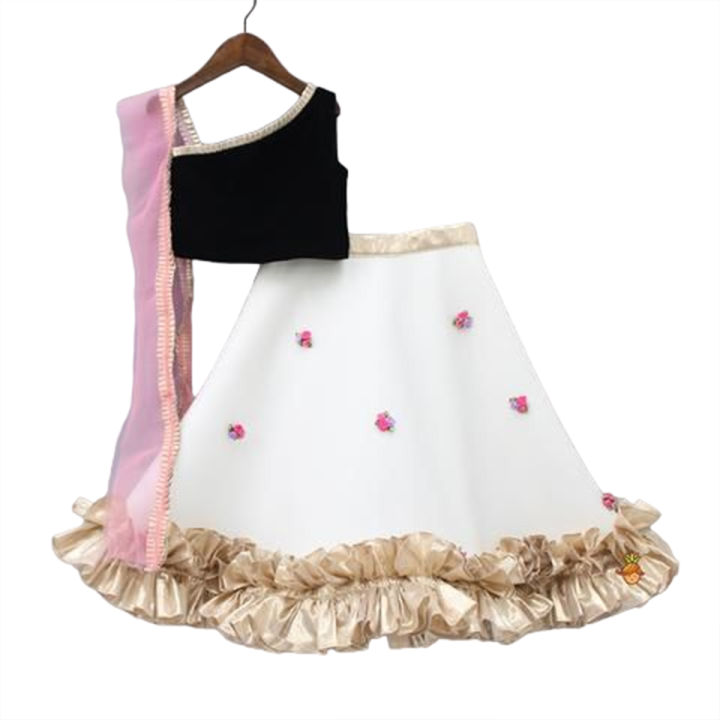 Designer Lehenga Choli Dress Ghagra, ( Fabric Chamki And Tissue Net ...