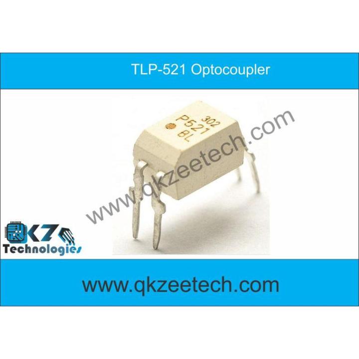 TLP521 Transistor Output Optocoupler DIP-4 pin (2 in Pack) | Daraz.pk