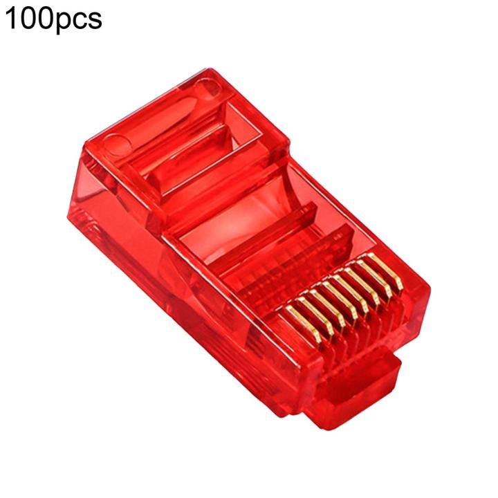 Network Cable Connectors Anti-oxidation RJ45 8P8C CAT5e UTP Modular ...