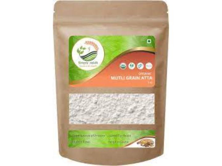 Organic Delight Natural Multi Grain Atta/Flour Atta with Fibers ...