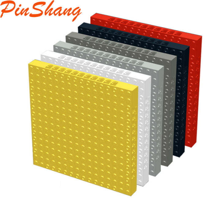 PinShang Pixel Art Building Blocks Bottom Plate 16x16 Perforated Brick ...