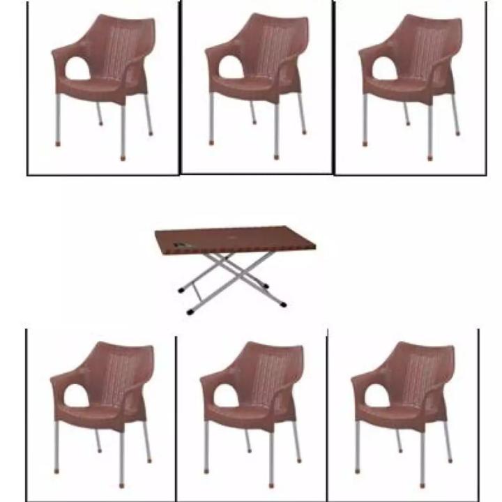 Plastic chairs and tables set | Daraz.pk