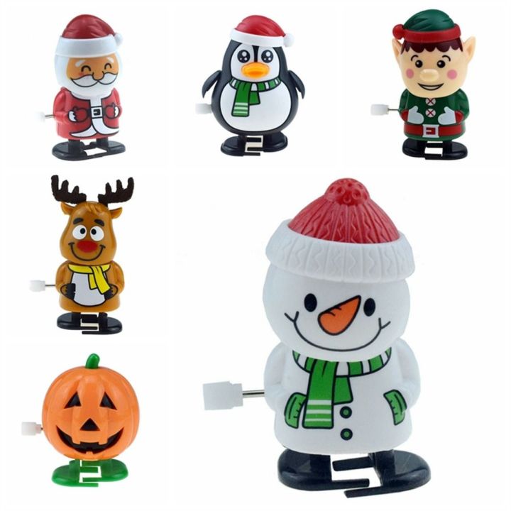 Party Supplies Christmas Series Wind-up Toys Santa Claus Elk Snowman ...