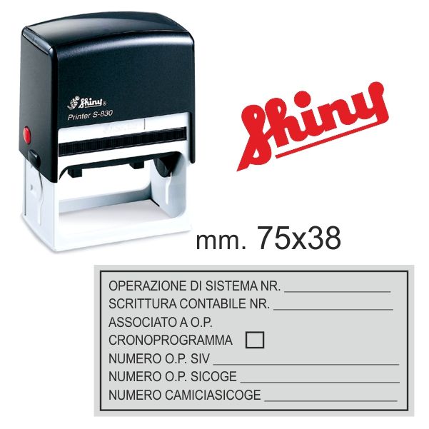 Customized Shiny S-830 Self Inking Stamp | Daraz.pk