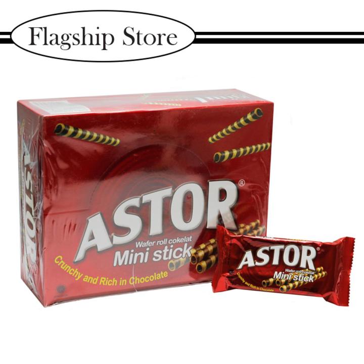 ASTOR WAFER STICK MINI CHOCOLATE BOX (24x20gm) | Daraz.pk