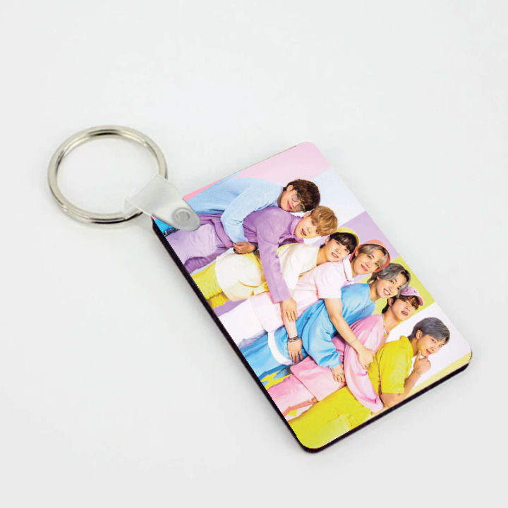 KPOP BTS Keychain Boys Acrylic Ring BTS Key Ring | Daraz.pk