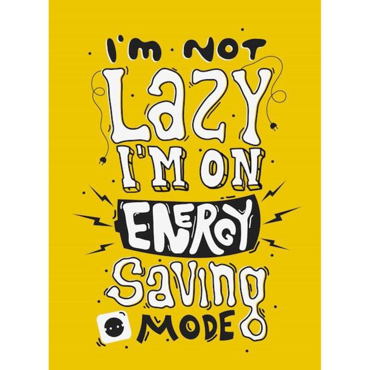 Energy Saving Mode Sticker - 3 inch x 2 inch | Daraz.pk