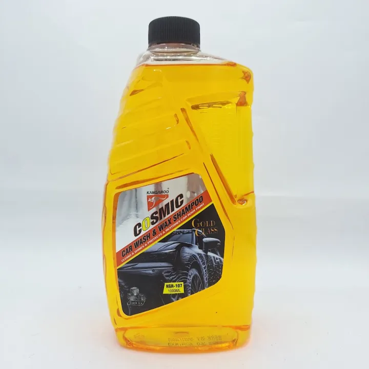 Kangaroo Cosmic Car Wash & Wax Shampoo Gold Class 1000ml – Premium 2-in ...