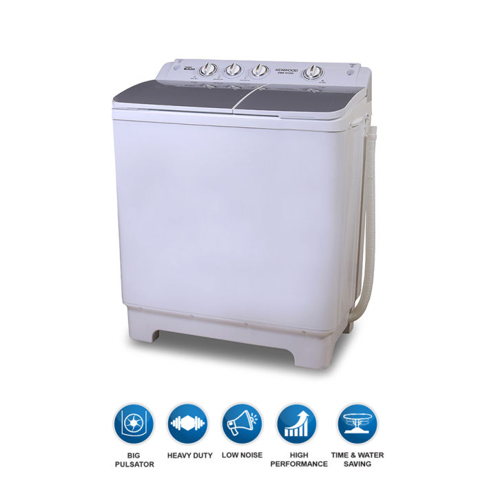 Kenwood Washing Machine KWM-1012SA Twin Tub 10 KG | Daraz.pk
