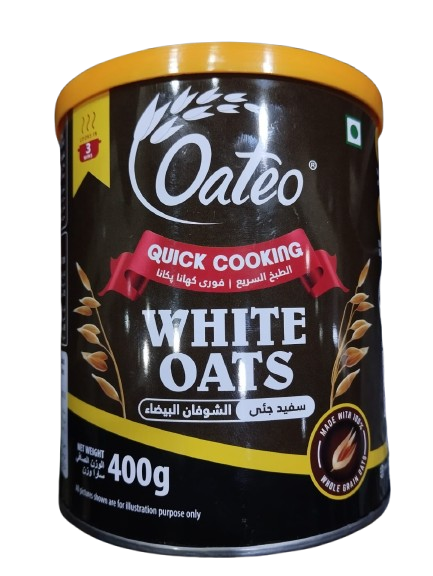 Oateo Instant White Oats Tin 400g | Daraz.pk