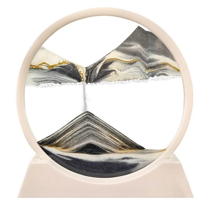 3D Sandscape Painting Lamp – Moving Sand Mountain Hourglass | Luxury ...