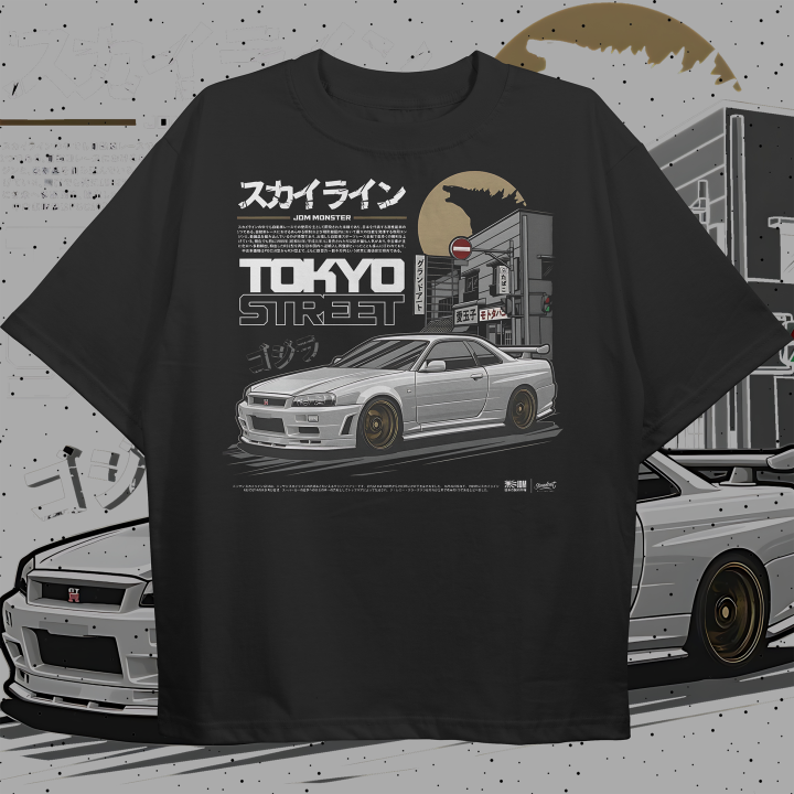 JDM Monster Oversized T-shirt | Daraz.pk