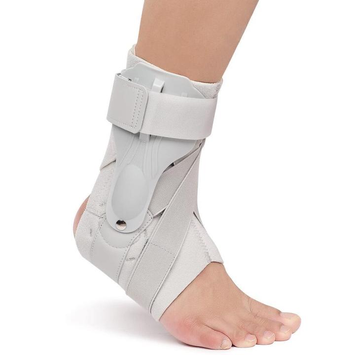 1PCS Ankle Support Brace with Side Stabilizers and Adjustable Fixing ...