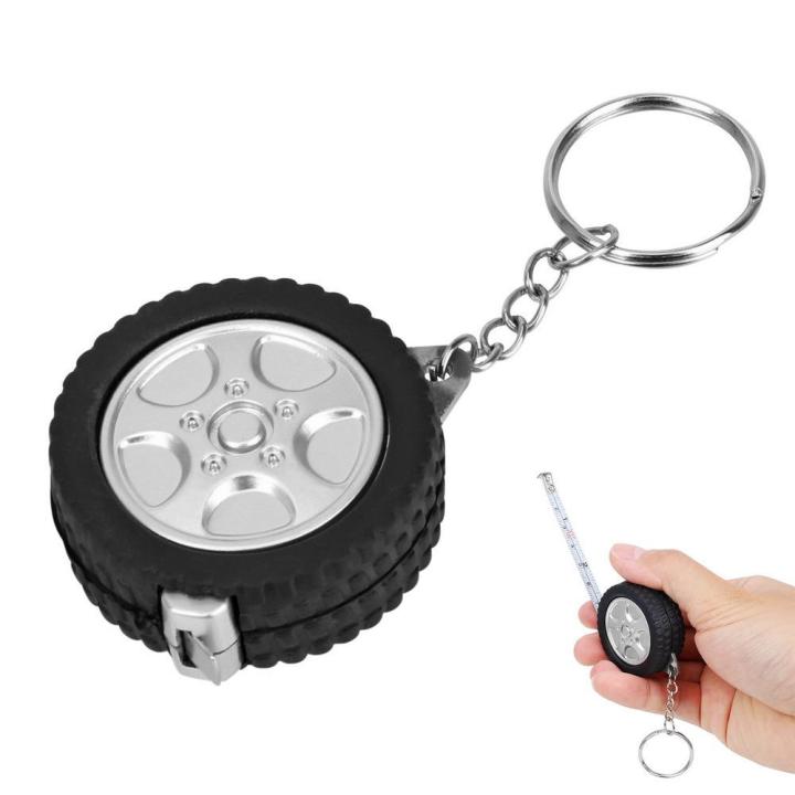 Centimeter/Feet Tape Measure Keychain Multipurpose Compact 1M Length ...