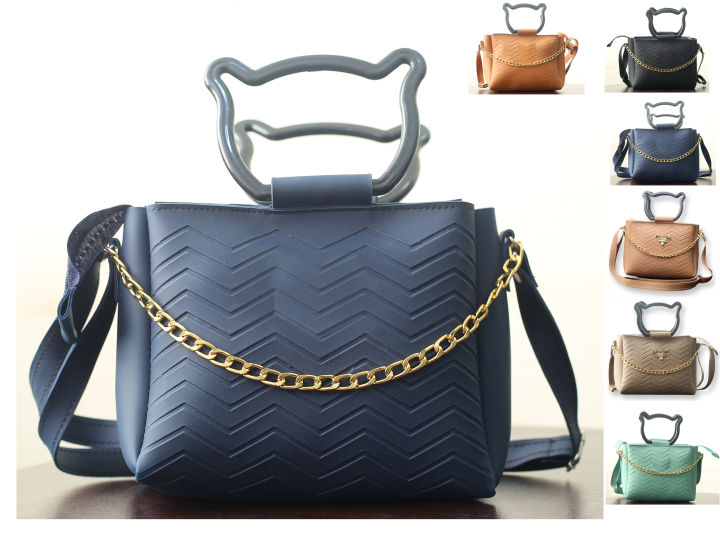 Elegant Design Blue Color Ladies Handbags Long Shoulders & Stylish Designs Ladies Hand Bags for ...