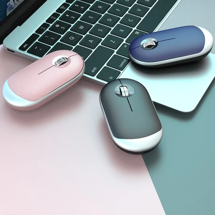 Wireless Mouse Bluetooth Silent Silent Charge Laptops For Huawei Apple ...