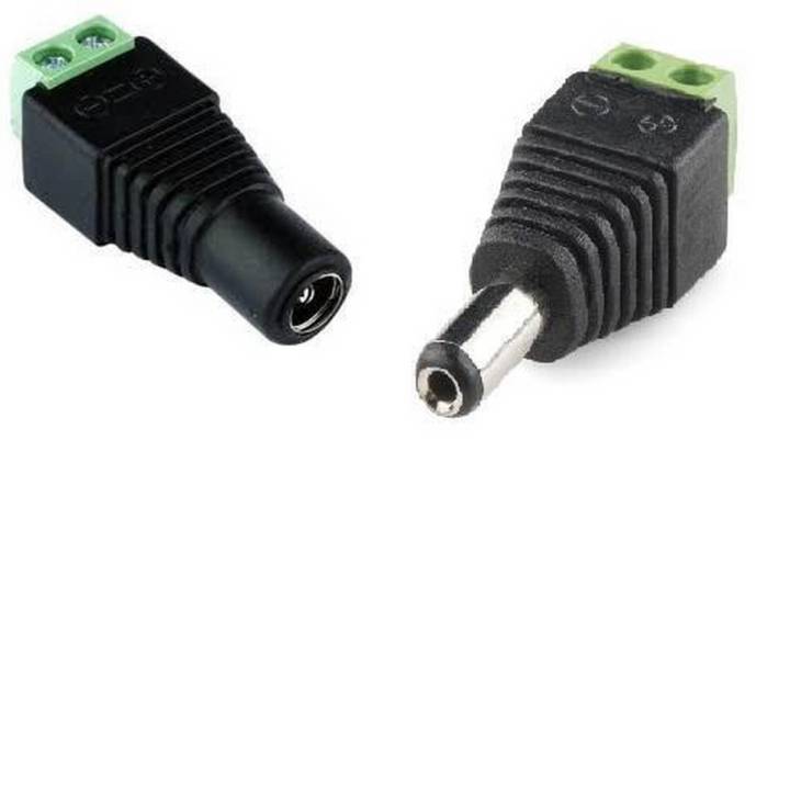 DC pin male / female jack connector adapter set | Daraz.pk