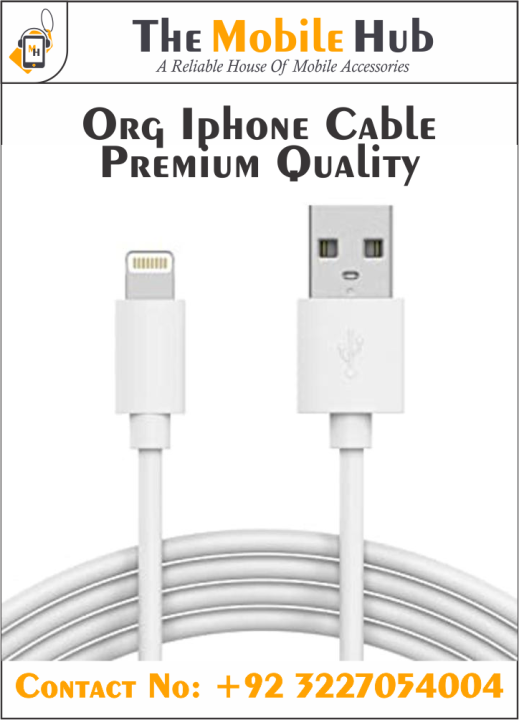Original iPhone USB to Lightning Cable – Fast Charging and Data Cable ...