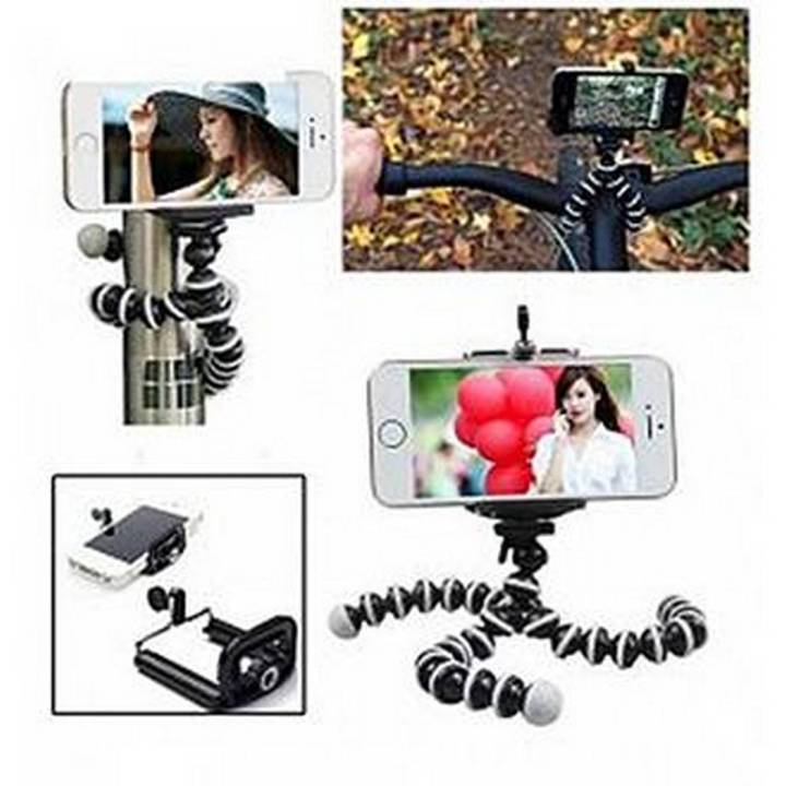 OT Mini Tripod with Flexible Octopus Legs & Adjustable Phone Mount ...