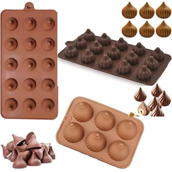 Silicone Chocolate Mold Momos shape - 15 Cavities | Daraz.pk