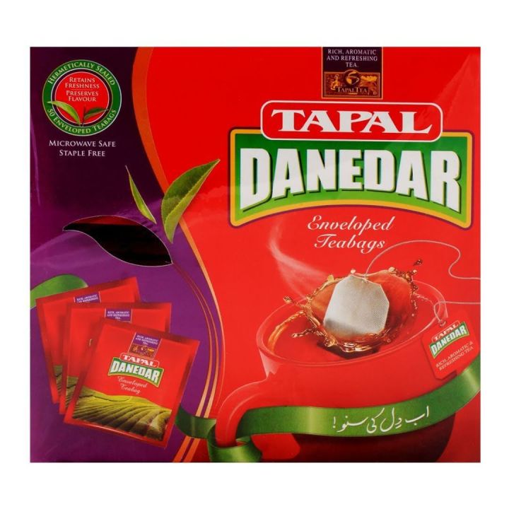 Tapaal Danedar Tea Bags Envelope Pack (50 Pcs) - Asli Danedar Zaiqa aur ...