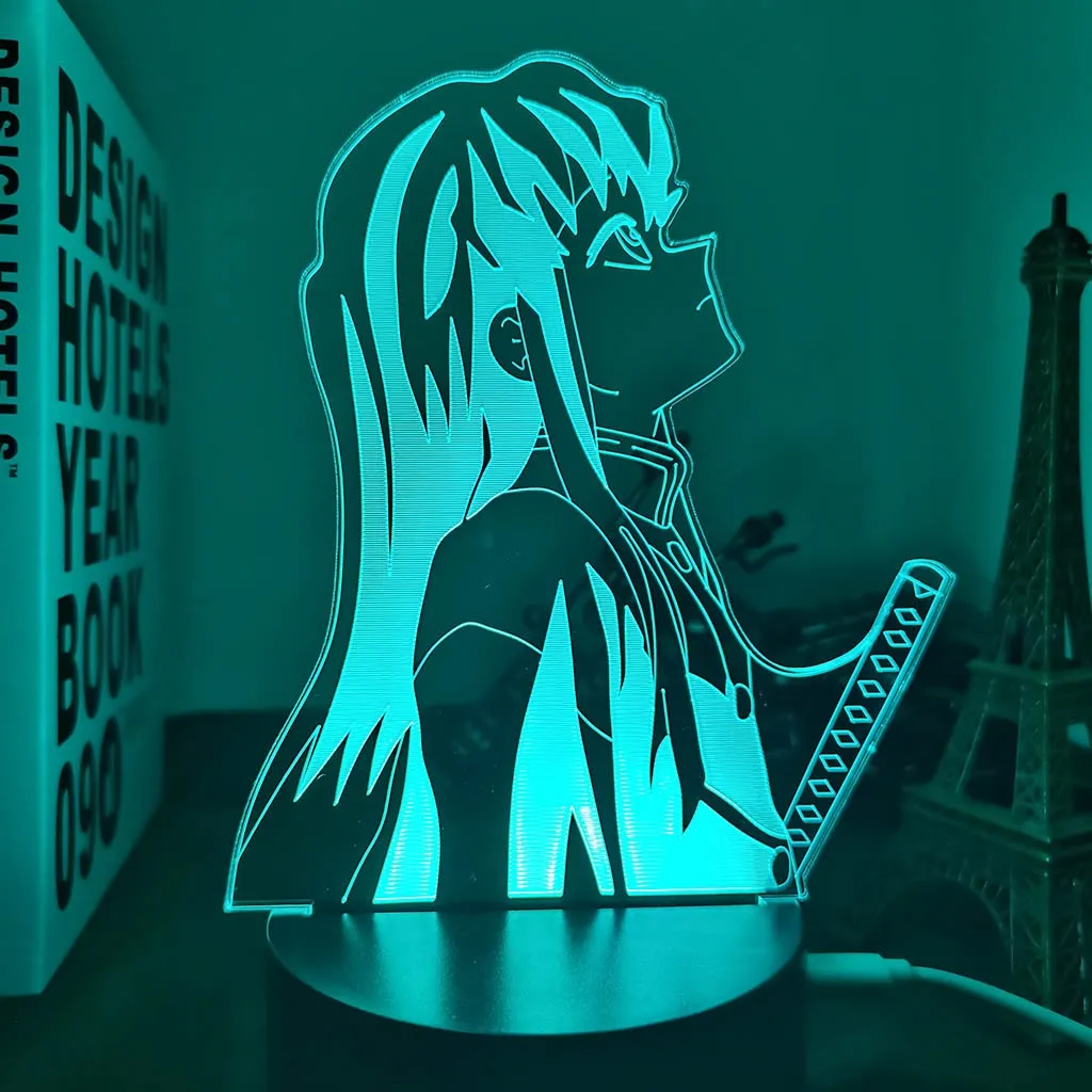Kimetsu no Yaiba Muichiro Tokito Led Night Light for Bedroom Decor Gift ...