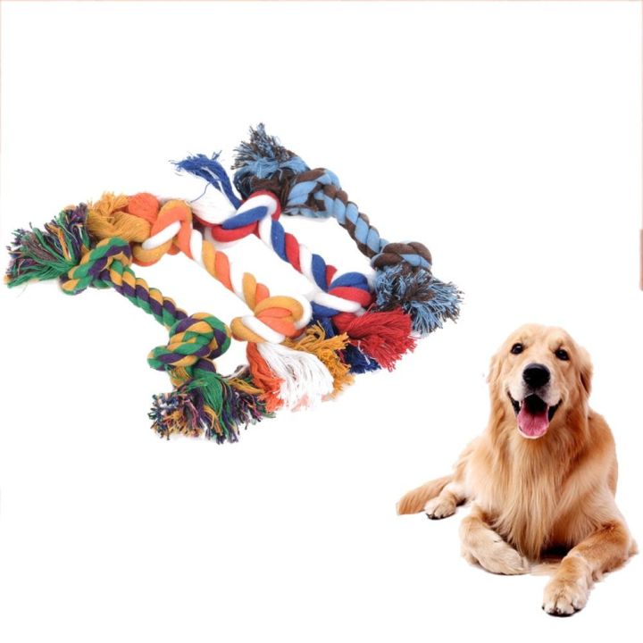 Braided Interactive Colorful Bite Resistant Dog Molar Cleaning Bone ...