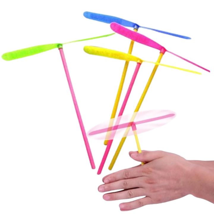 10 Pcs Dragonfly Propeller Outdoor Flying Helicopter Fun Toy For Kids ...