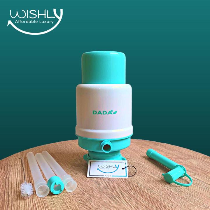 Wishly Manual Hand press Water Suction Pump Dispenser for 19 Liter/5 Gallon Dada Water bottle ...
