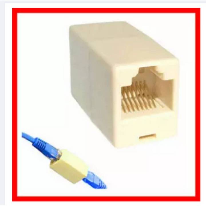 RJ45 Ethernet LAN Network Cables Joiner Coupler Socket Connector ...
