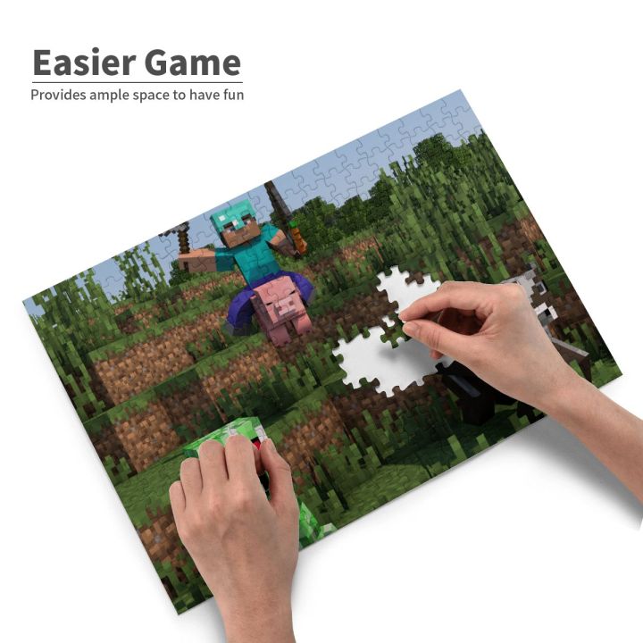 Minecraft Toys Girl 1000 Pieces Jigsaw Puzzle Holiday Gift Learning ...