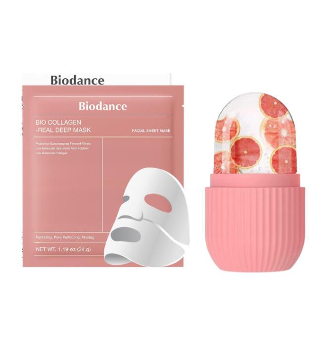 Biodance Bio-Collagen Real Deep Mask and Silicone Ice RollerHydrating ...