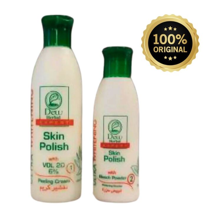 Dew Herbal Skin Polish With Vol 20% + Bleaching Powder Best Product ...