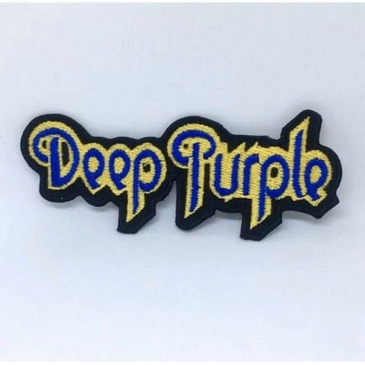 Embroidery Deep Purple English Rock Band Iron on Sew kids clothing ...