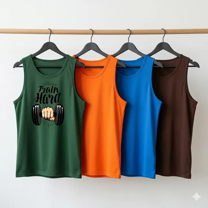 Premium Gym Sando for Men – Breathable Workout Tank Top | Train Hard ...