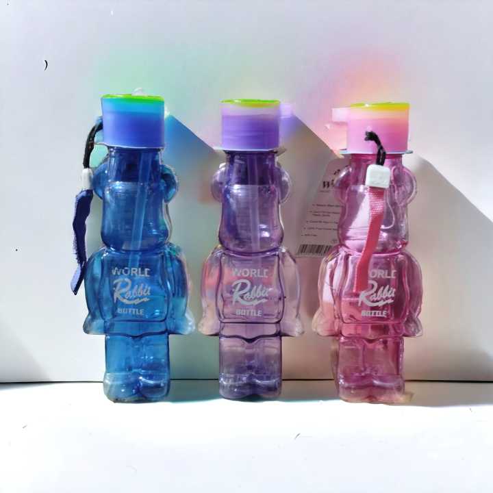 Kids School Water Bottle - Leak-Proof Bottle with Straw for Boys and ...