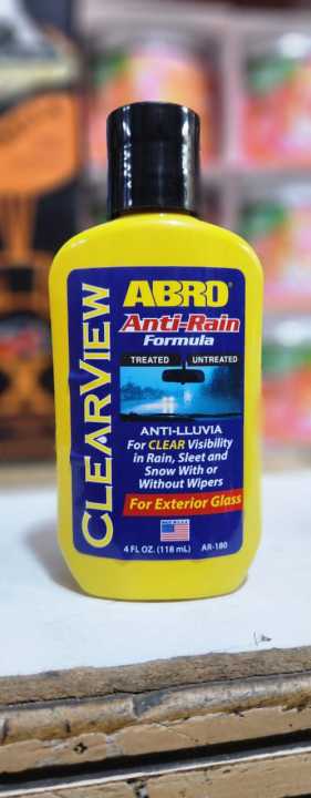 ABRO ClearView Anti-Rain Formula – Water Repellent for Car Windscreens ...