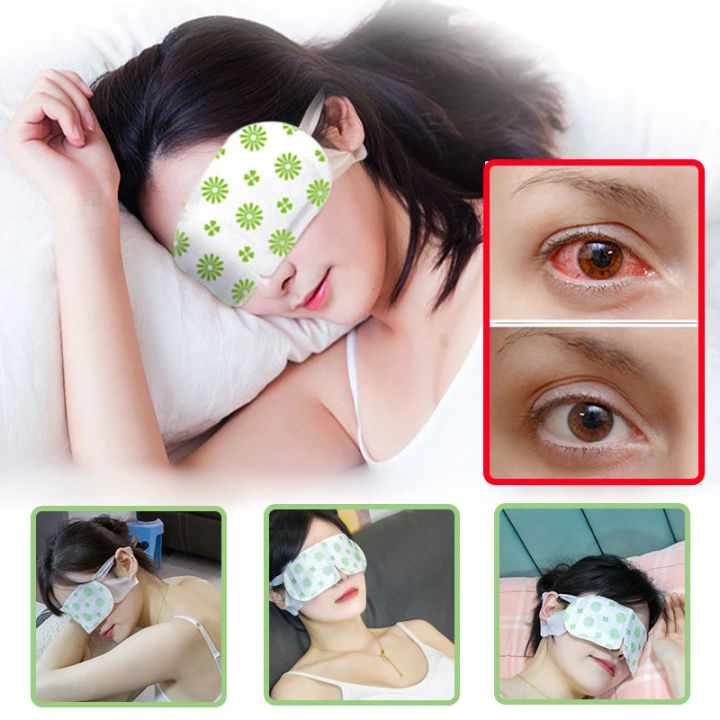 Steam Eye Masks for Dry Eyes, SPA Warm Sleep Eye Mask, Disposable Heated Eye Mask for Dark ...