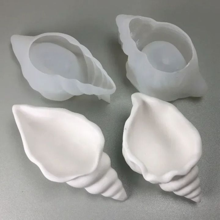 Home Decor Sea Shell Conch Silicone Molds 3D Handmade Resin Molds ...