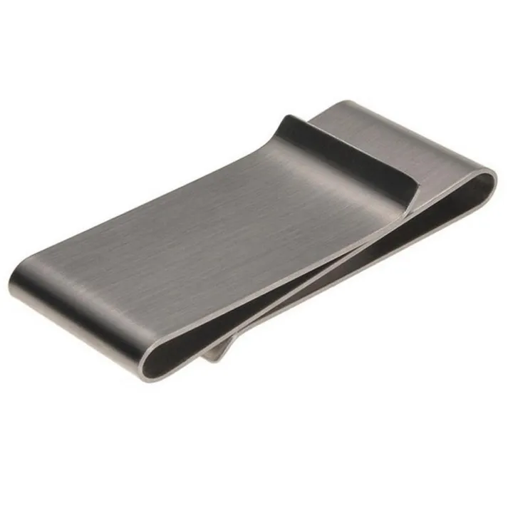 Wallet Clamp Clips Pocket Money Clip Stainless Steel Credit Card Holder ...