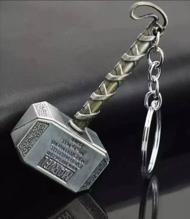 New Fashion Infinity War Avengers 3 Marvel Thor Hammer Mjolnir Keychain ...