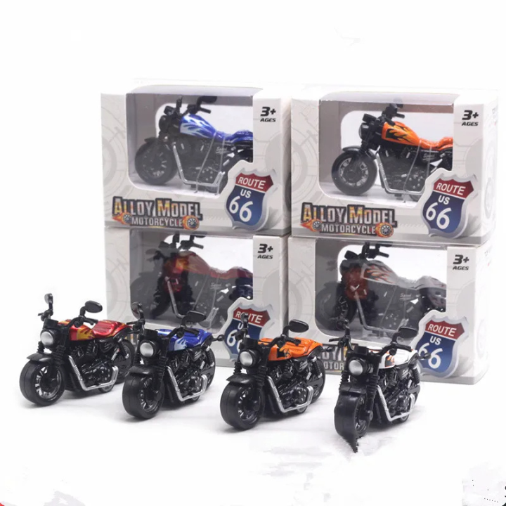 Diecast Alloy Mini Motorcycle Scale Model 1:36 Realistic Motorcycle ...