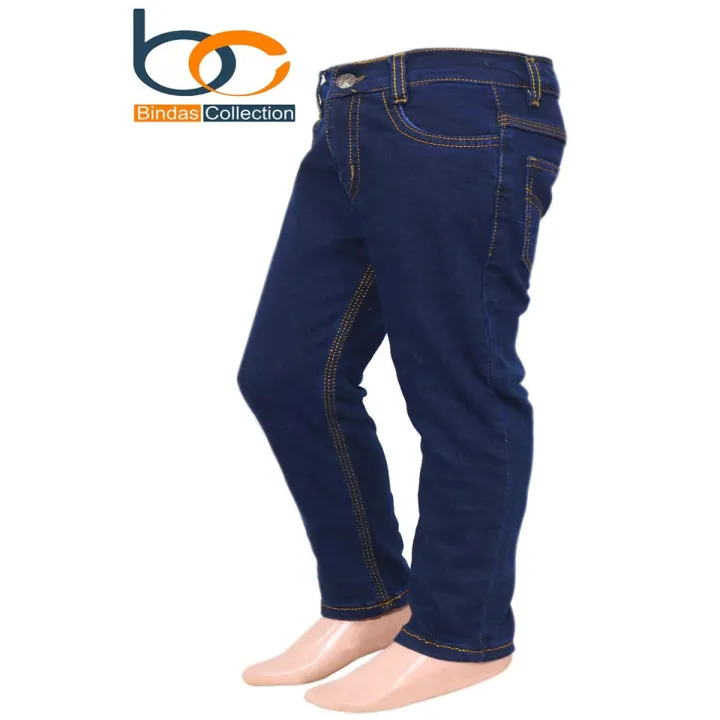 Bindas Collection 1 PC Stretchable Basic Denim Jeans For Girls Pant For ...