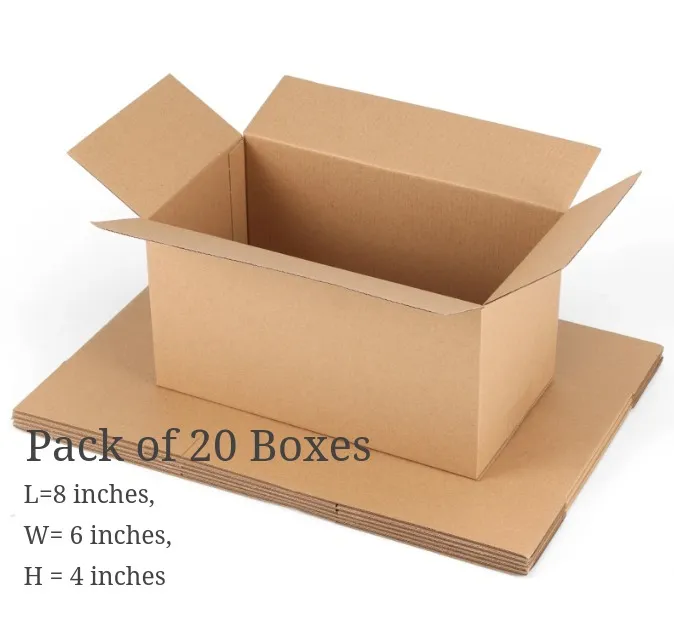 Daraz Packing Box - Packing Material - Shipping Box size 8x6x4 inches ...