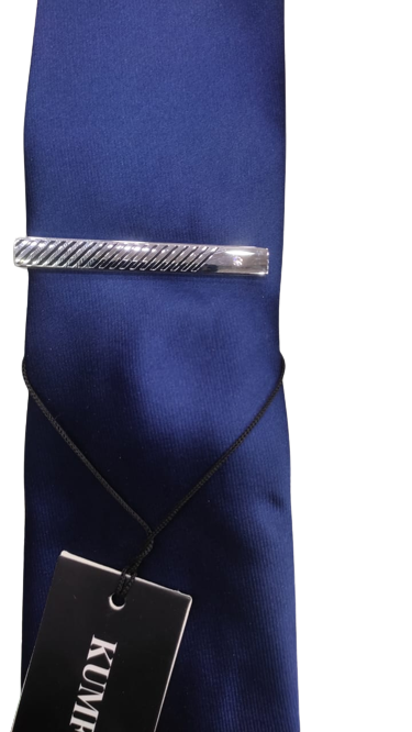 Silver Stainless Steel Tie Pin-Tie Clips for Men | Daraz.pk