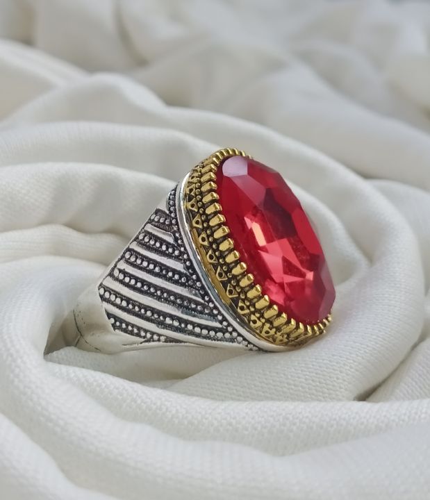 New Design Turkish Stylish Stone Ring For Men and Boys | Daraz.pk
