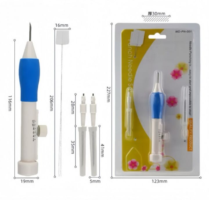 Magic Embroidery Pen Punch Needle | Punch Needle Tool for Poking Stitch ...